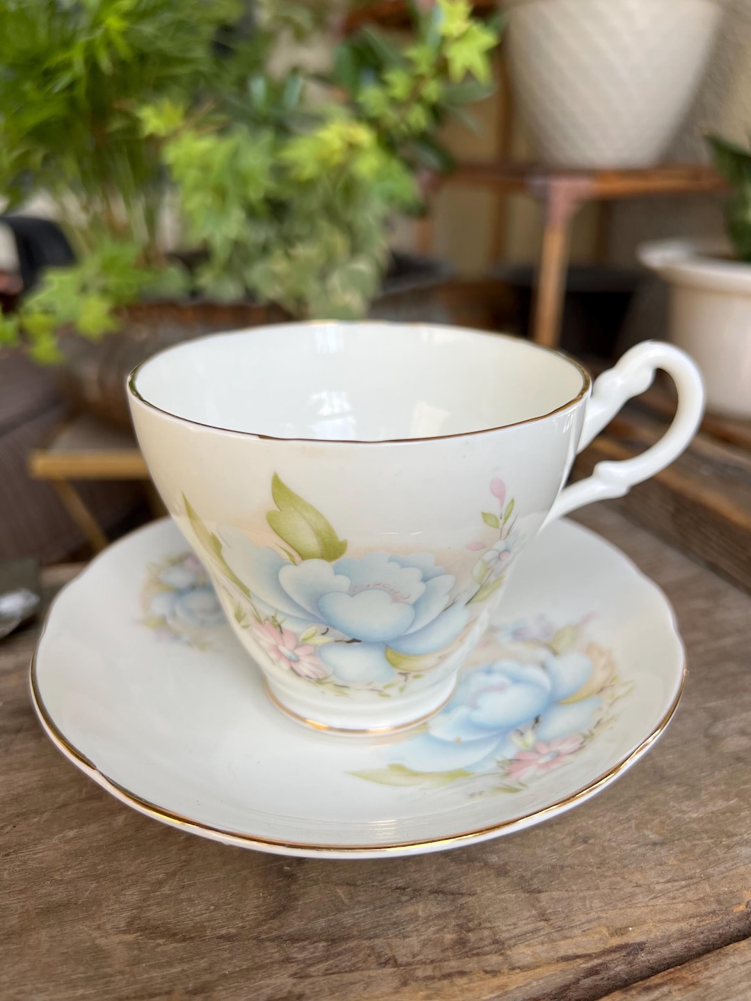 Royal Stuart Teacup and Saucer - Etsy