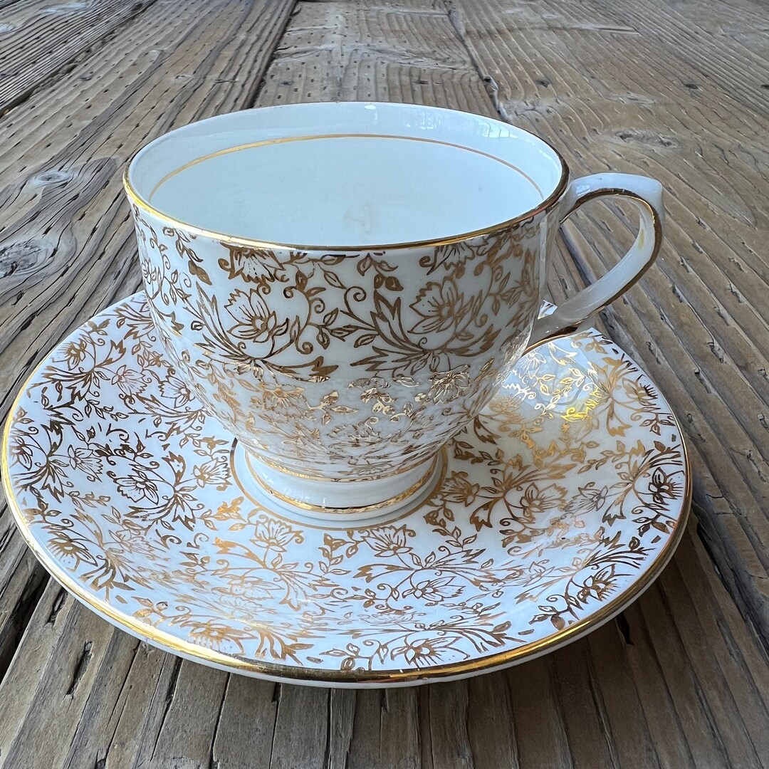 Clare Bone China Tea, Cup and Saucer - Etsy