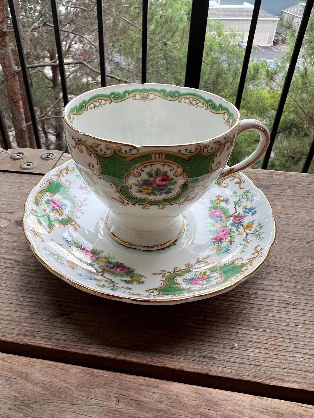 Foley “broadway” Tea Cup and Saucer - Etsy