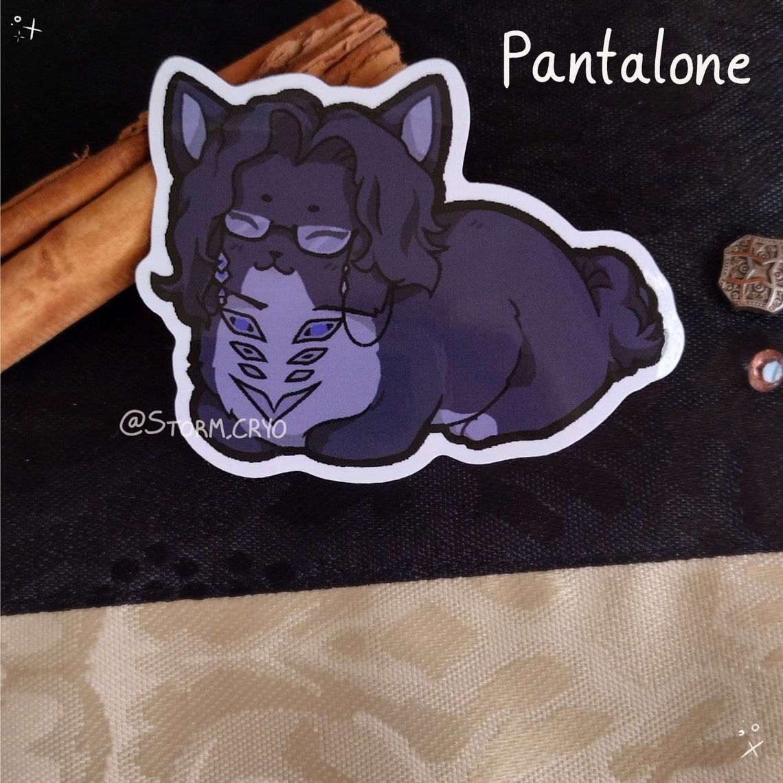 Fatui Harbingers Cats Genshin Impact Vinyl Stickers Il Dottore ...