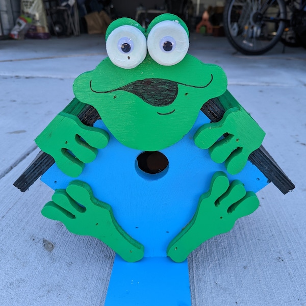 Frog Birdhouse - Etsy