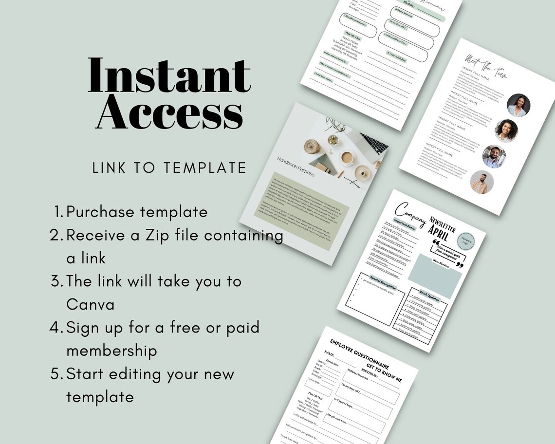 Employee Favourites Survey, Fillable PDF Survey, Customized, Editable ...