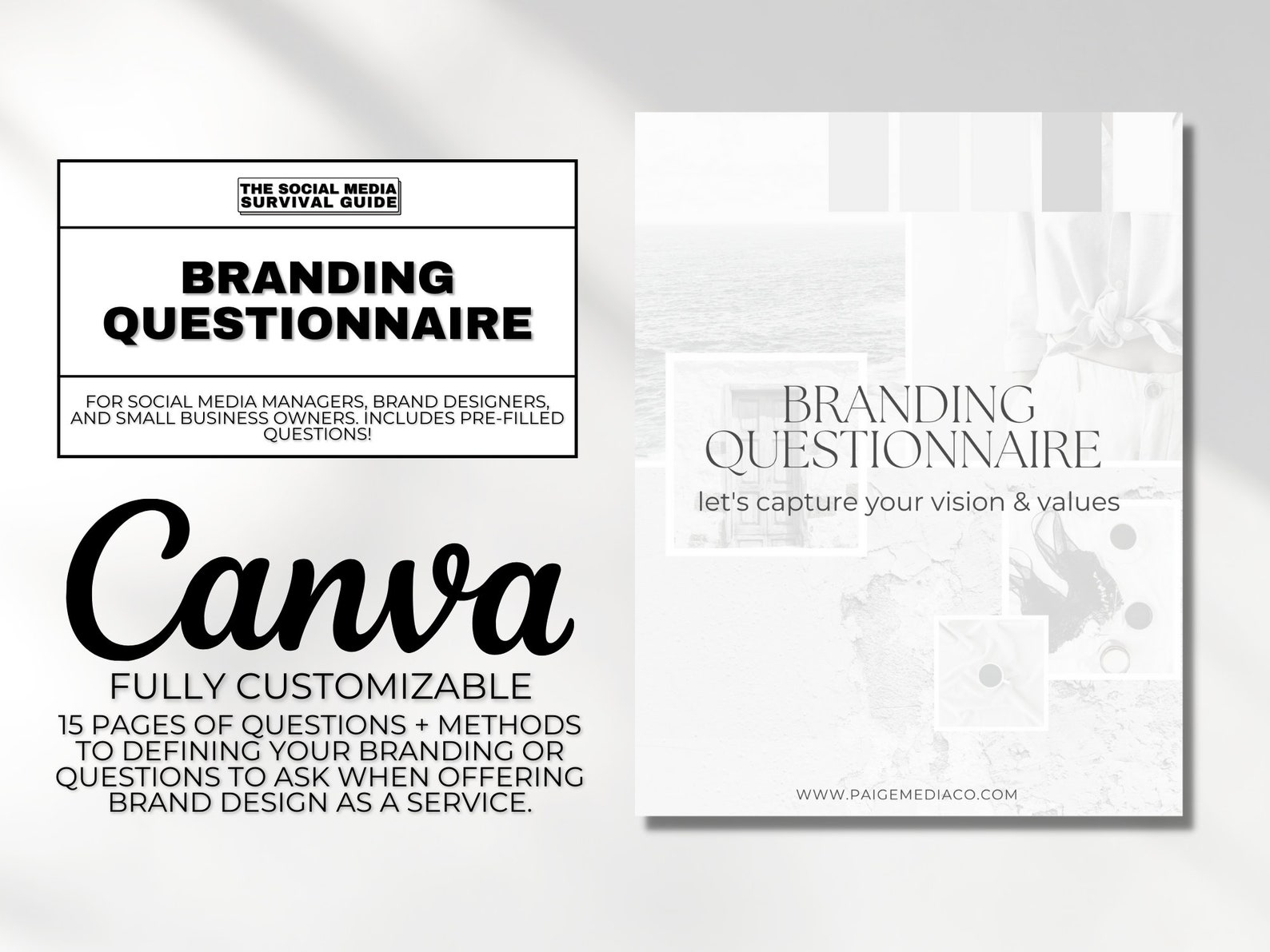 Branding Questionnaire Branding Questions Branding Workbook Client ...