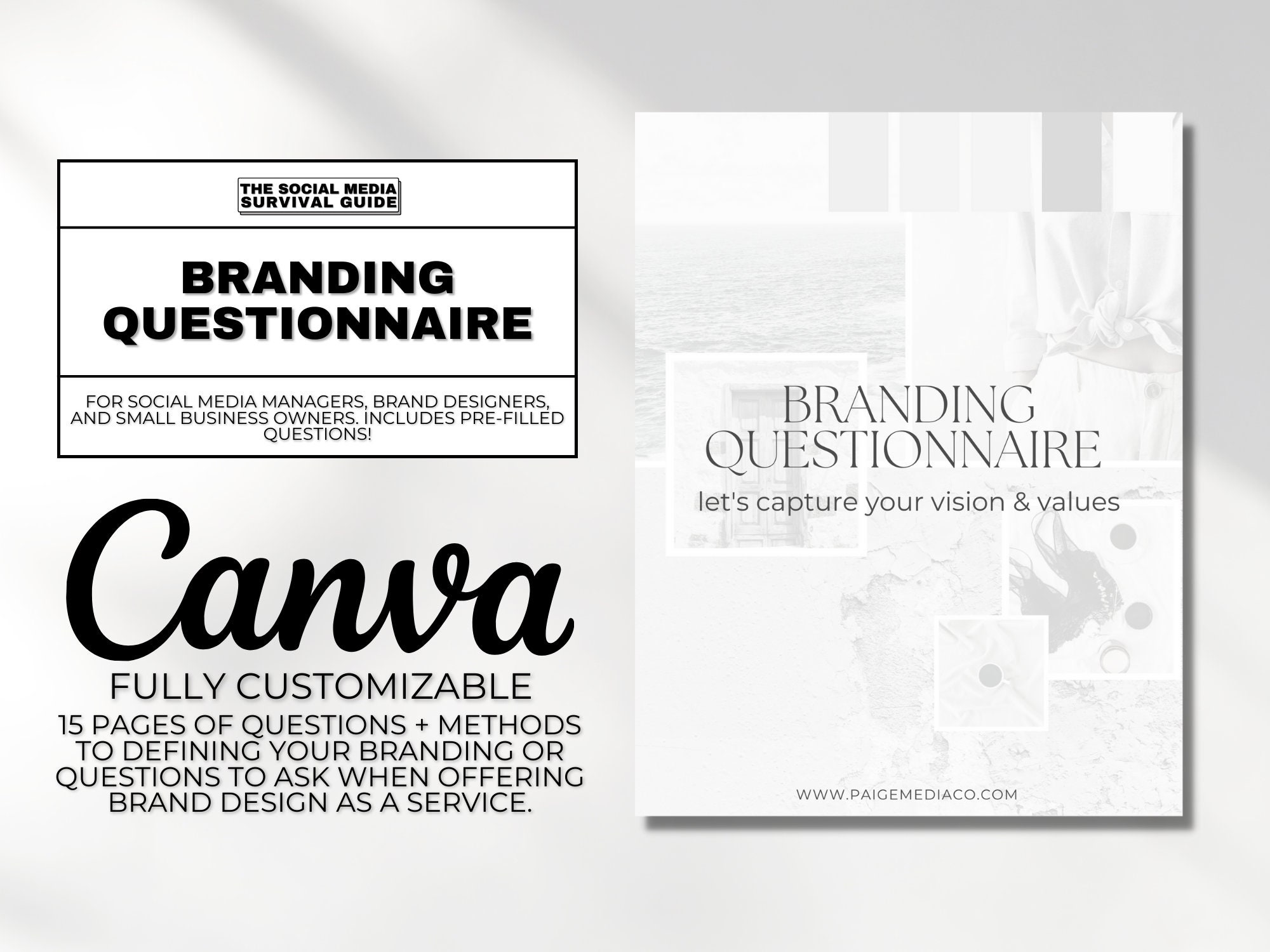 Branding Questionnaire Branding Questions Branding - Etsy