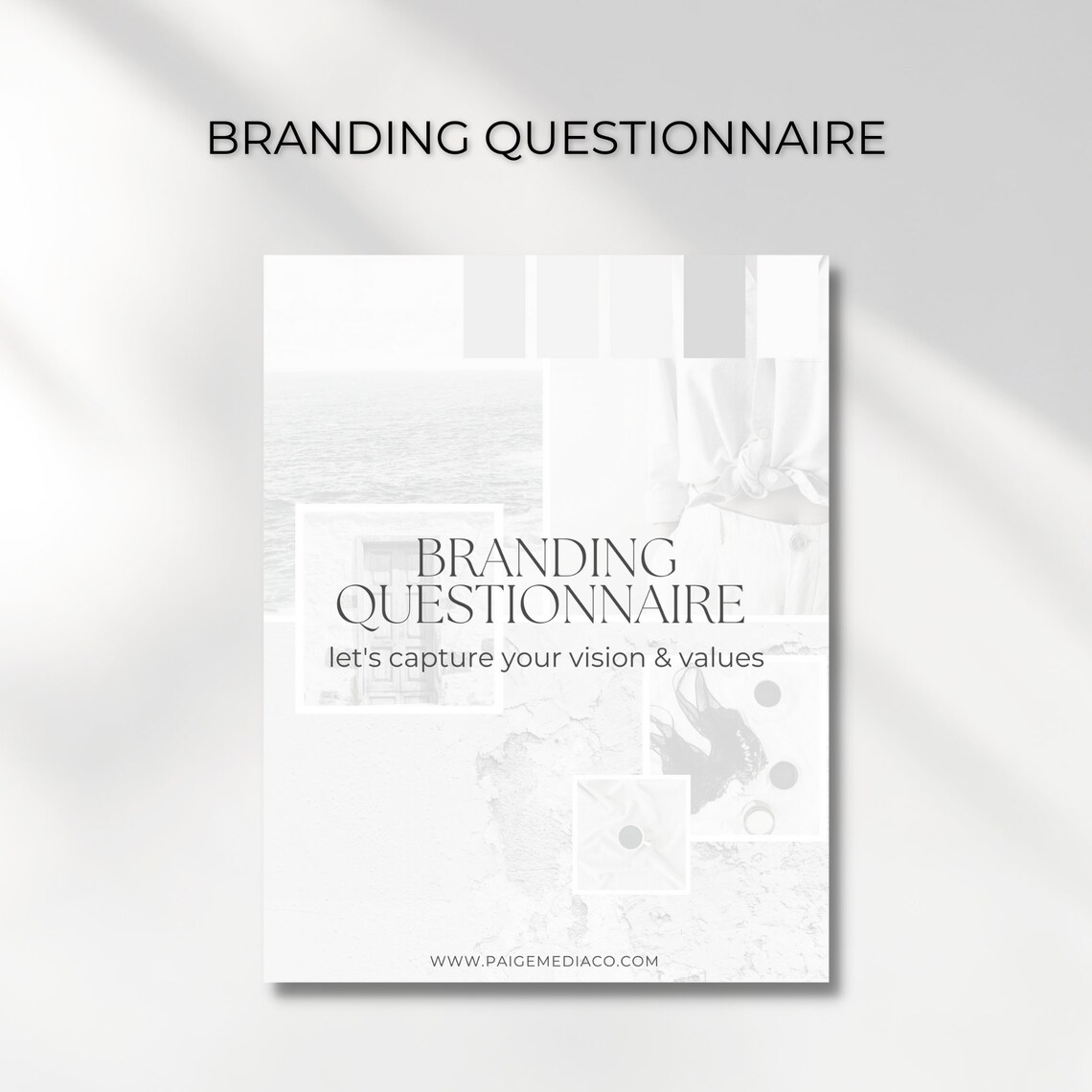 Branding Questionnaire Branding Questions Branding - Etsy