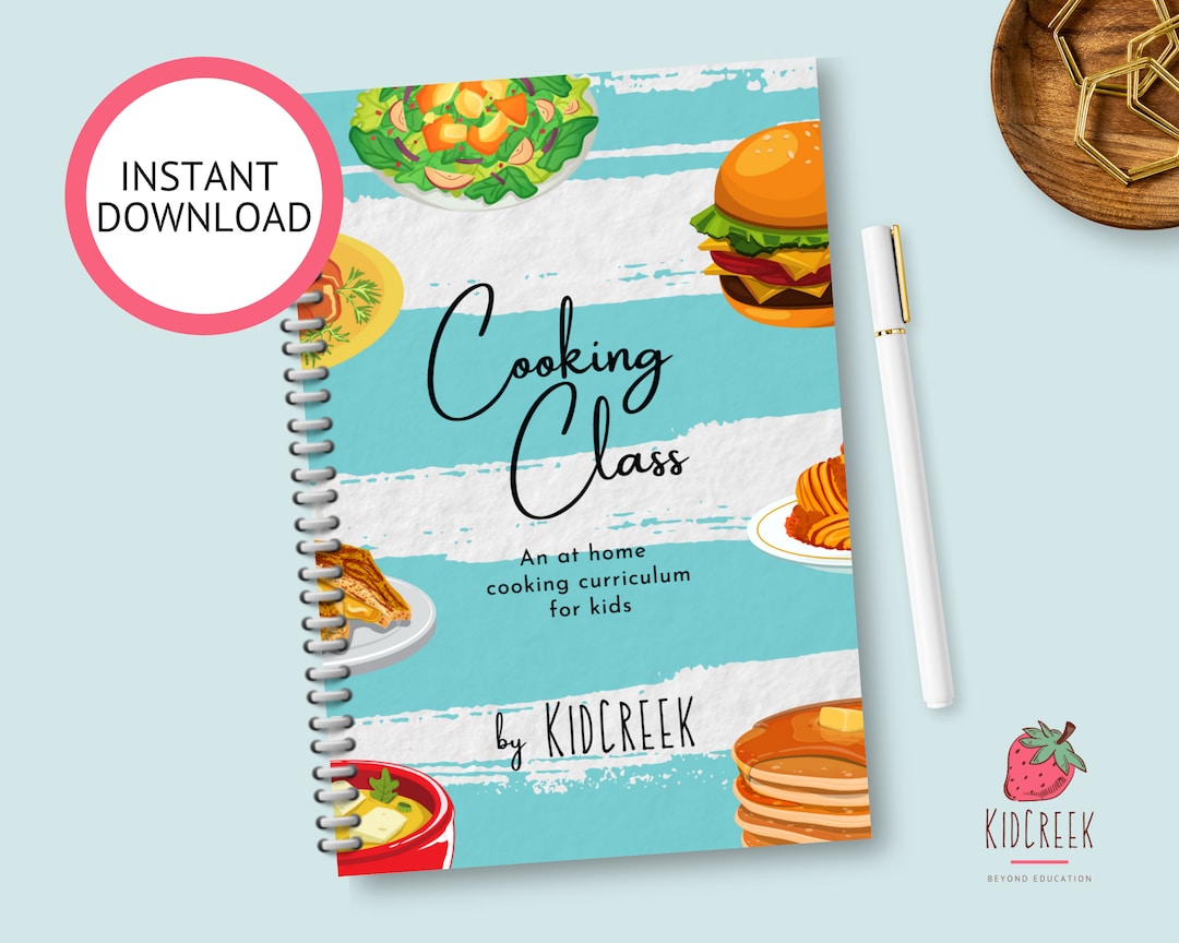Printable Kid's Cooking Workbook, Homeschool Learning, Life Skills for ...