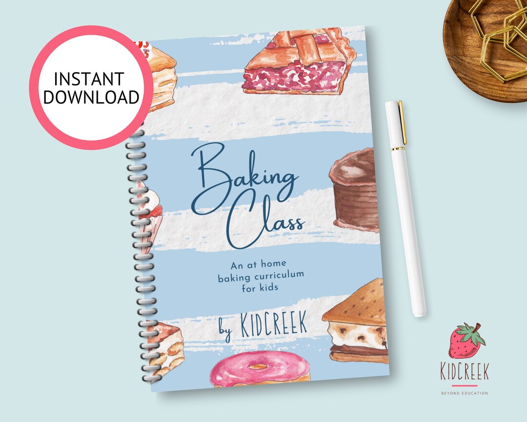 Printable Kid's Baking Curriculum, Homeschool Learning, Life Skills for ...