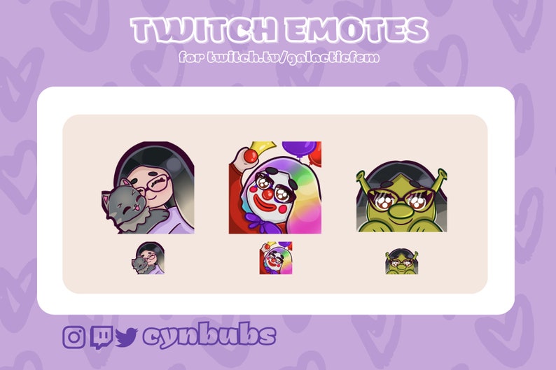 Custom Emote Commissions for Twitch, Discord, Youtube and More - Etsy