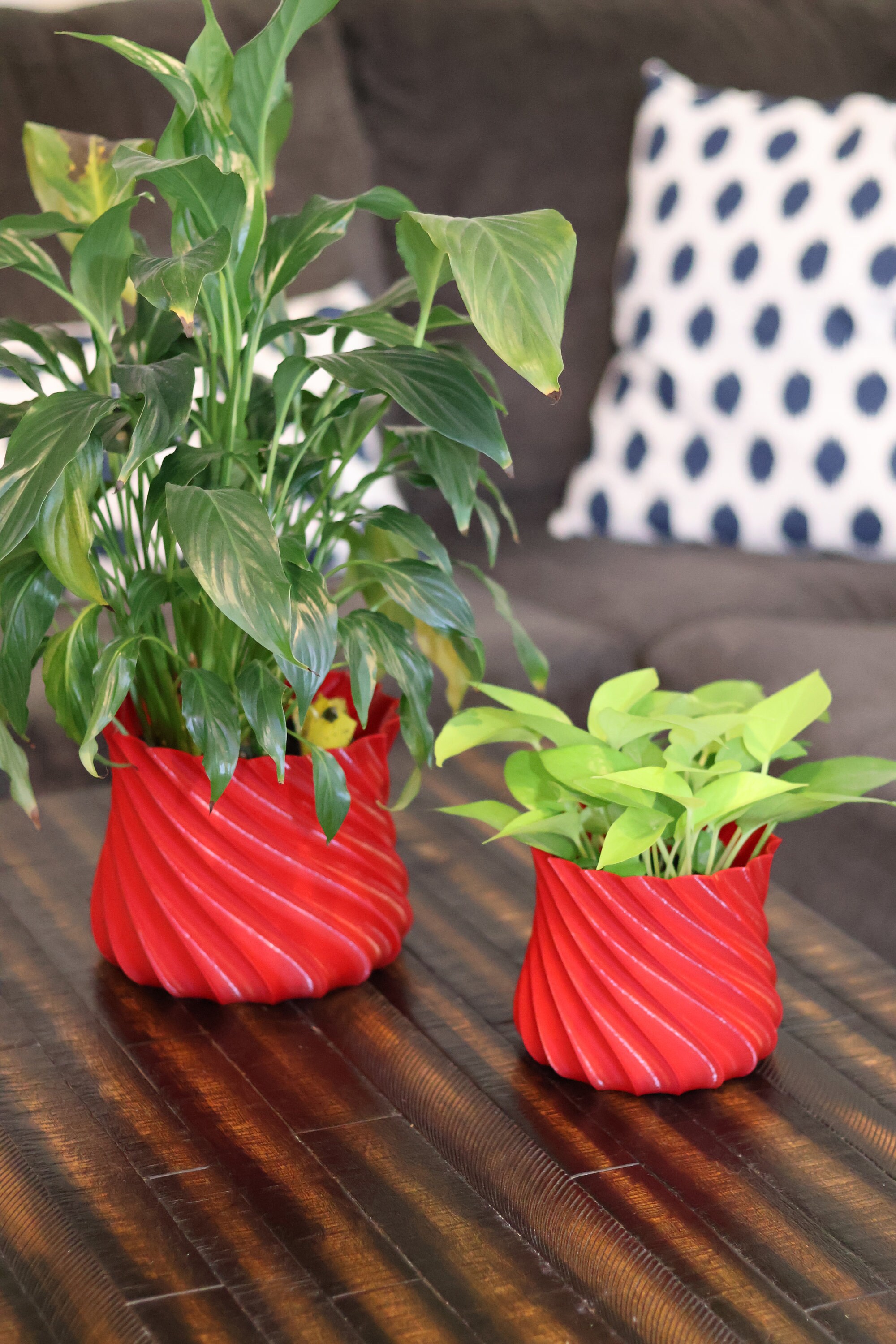 3D Printed Planter Beautiful Sets of 2 ONLY - Etsy