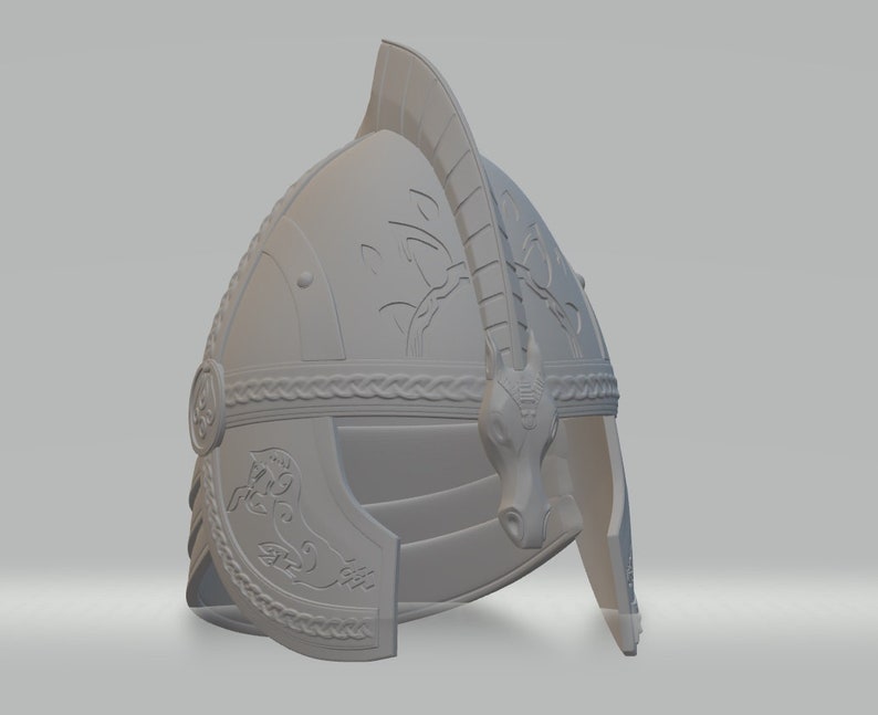 Helmet of Eomer, 3D STL Files, Lord of the Rings for 3D Printers, Lotr ...