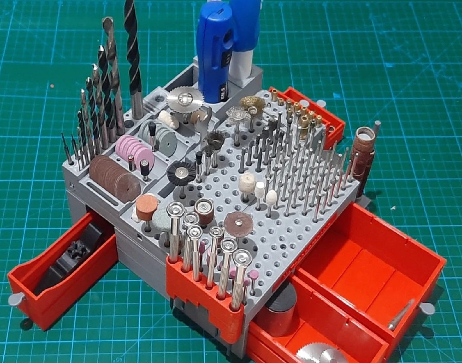 Dremel Bits Organizer, Rotary Dremel Bits Storage, Special Design Tool ...