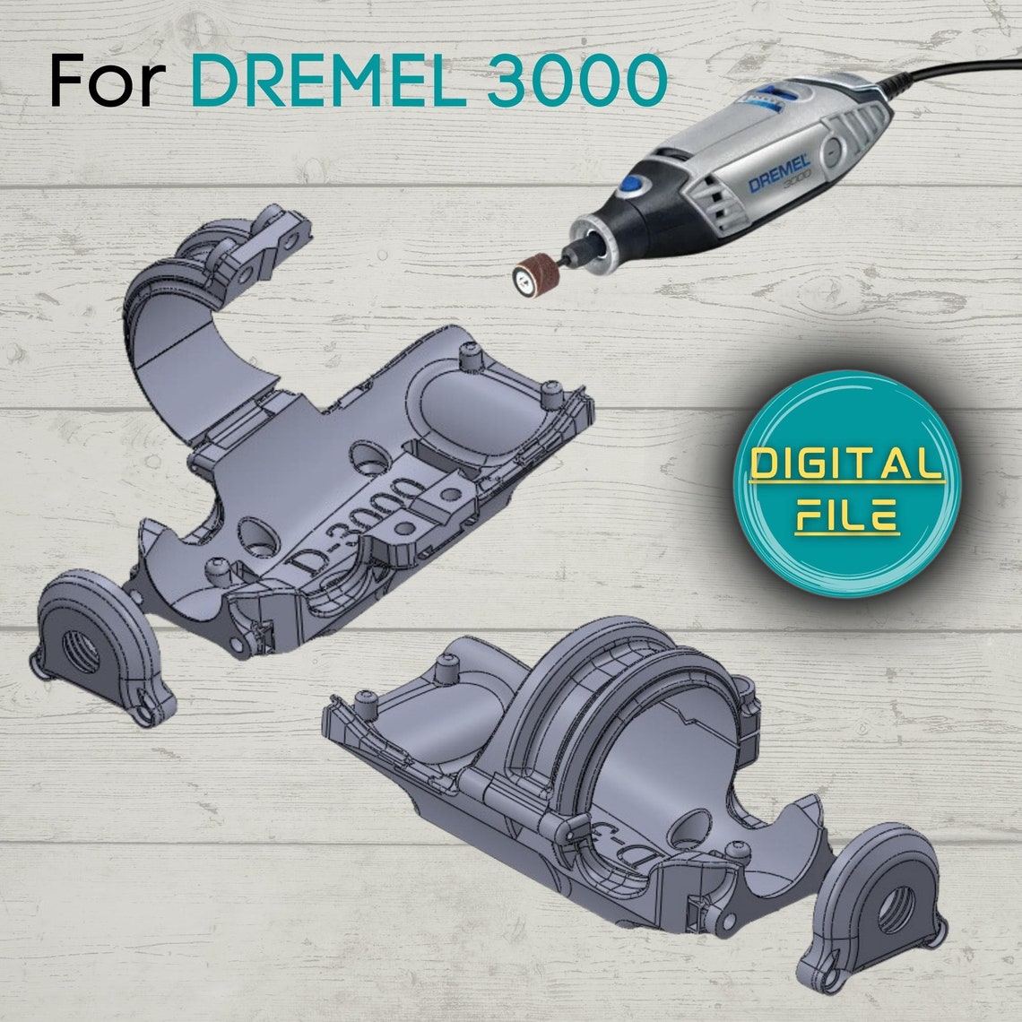 Dremel Holder Attachment Mount, Diy Craft Dremel 3000 Mount, Dremel ...