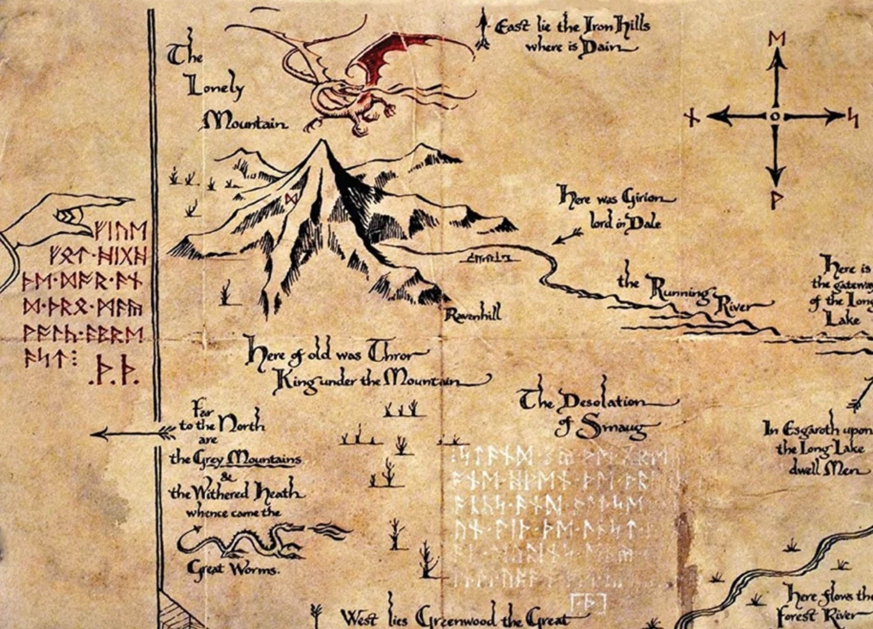 Original Lonely Mountain Map