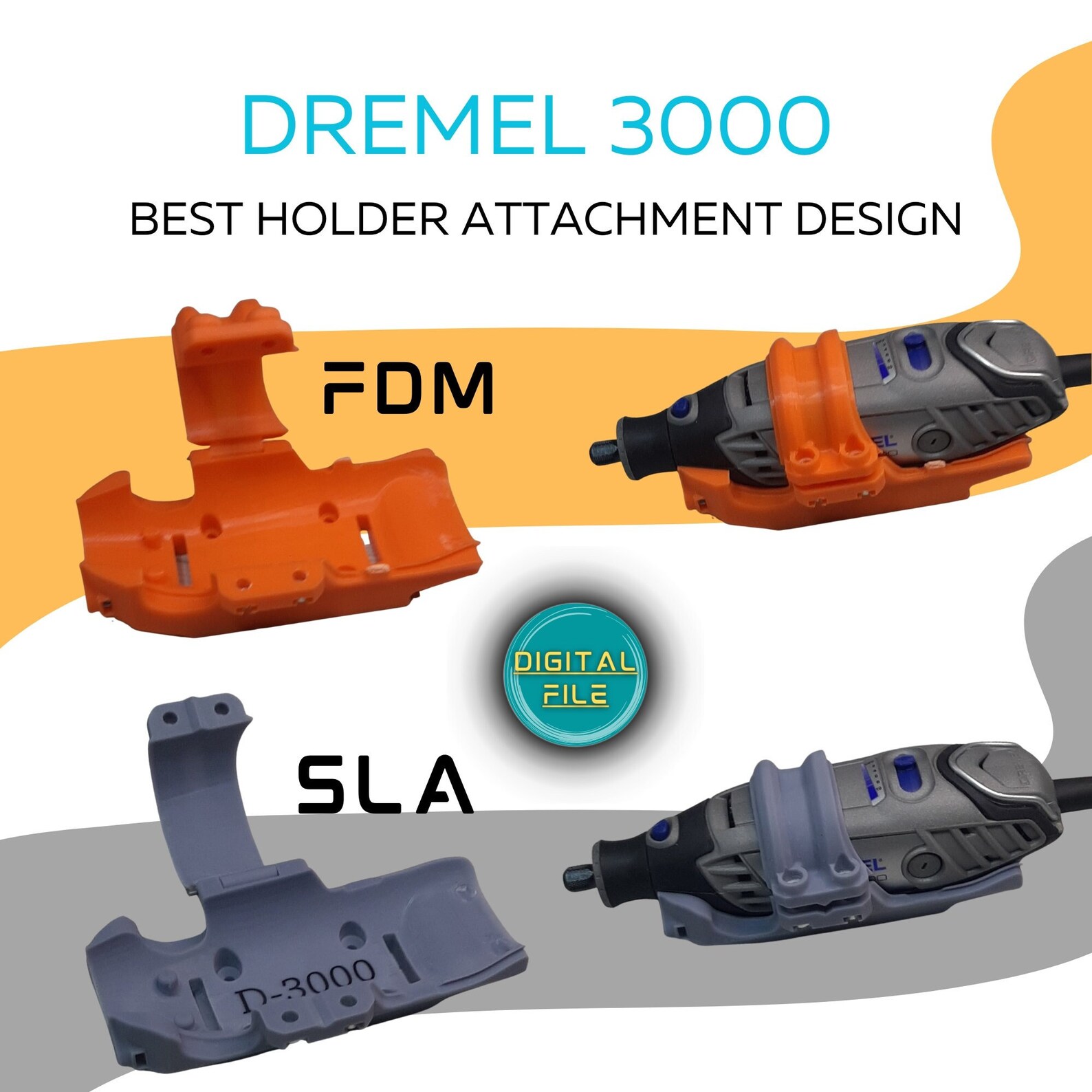 Dremel Holder Attachment Mount, Diy Craft Dremel 3000 Mount, Dremel ...