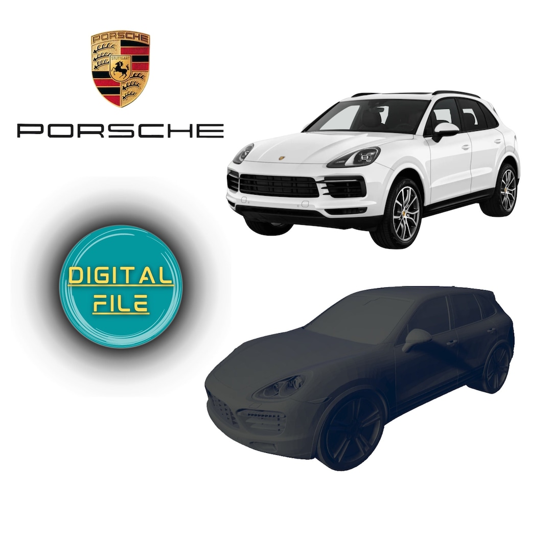 Porsche Cayenne Turbo SUV Stl File, Downloadable / Printable 3D Model ...