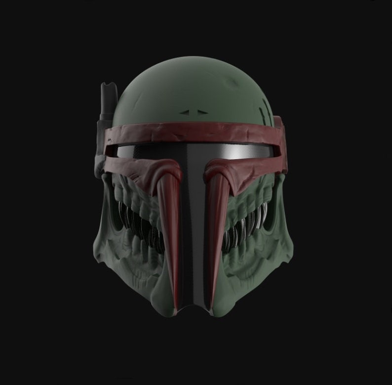 Boba Feet Skull Star Wars Character Cosplay Helmet Staw - Etsy