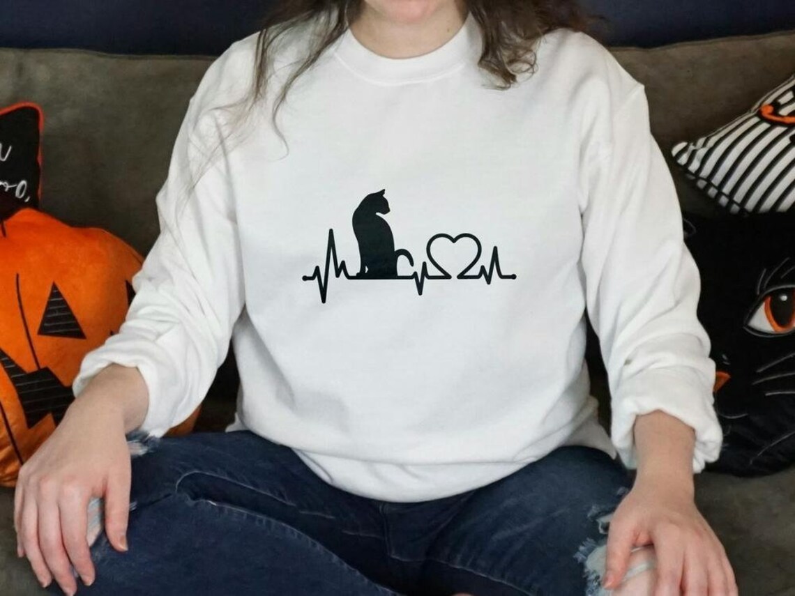 Cat Heartbeat Digital Download Files Kitten Pulse Instant - Etsy