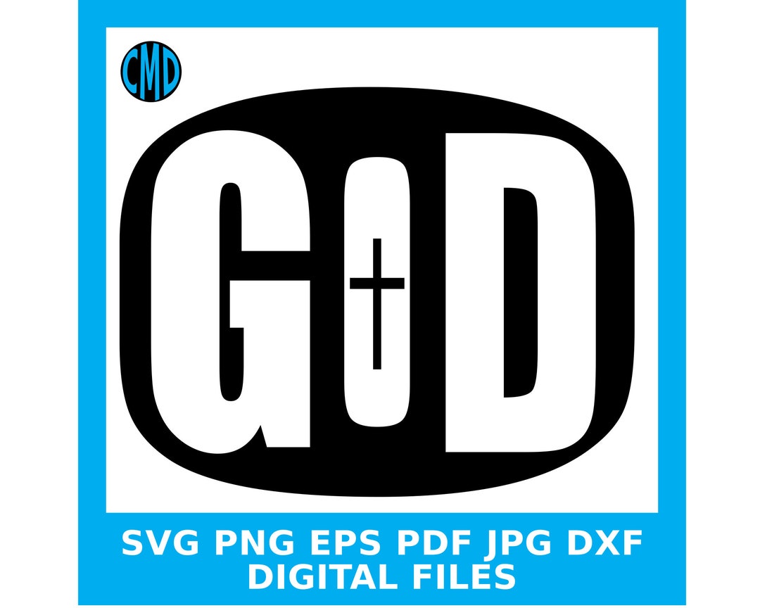 DIOS svg Marca de Dios svg png Usas la marca de Dios - Etsy México