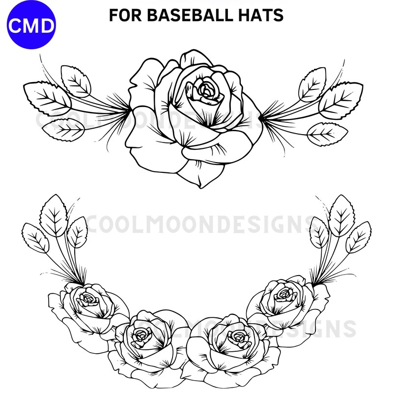 Baseball Rose - Etsy