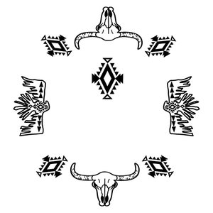 Aztec Skull Hat Burning Design, Thunderbird, Skull Pattern, Pyrography ...