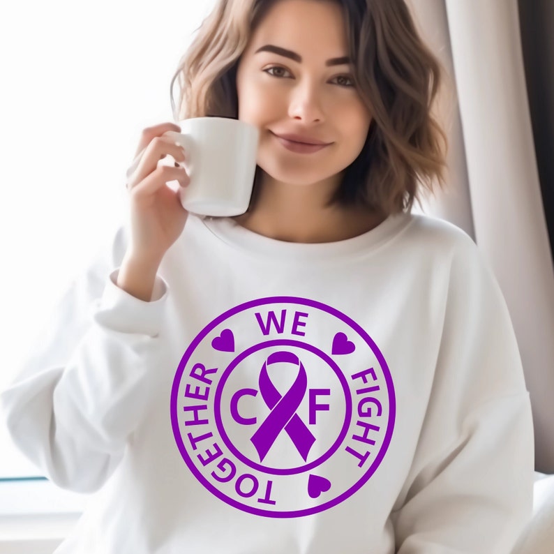 Cystic Fibrosis Svg We Fight Cystic Fibrosis Together May - Etsy