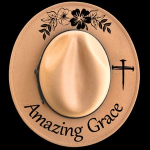Grace Hat Burning Design, Narrow Brim Pattern, Hand Burn, Beginner ...