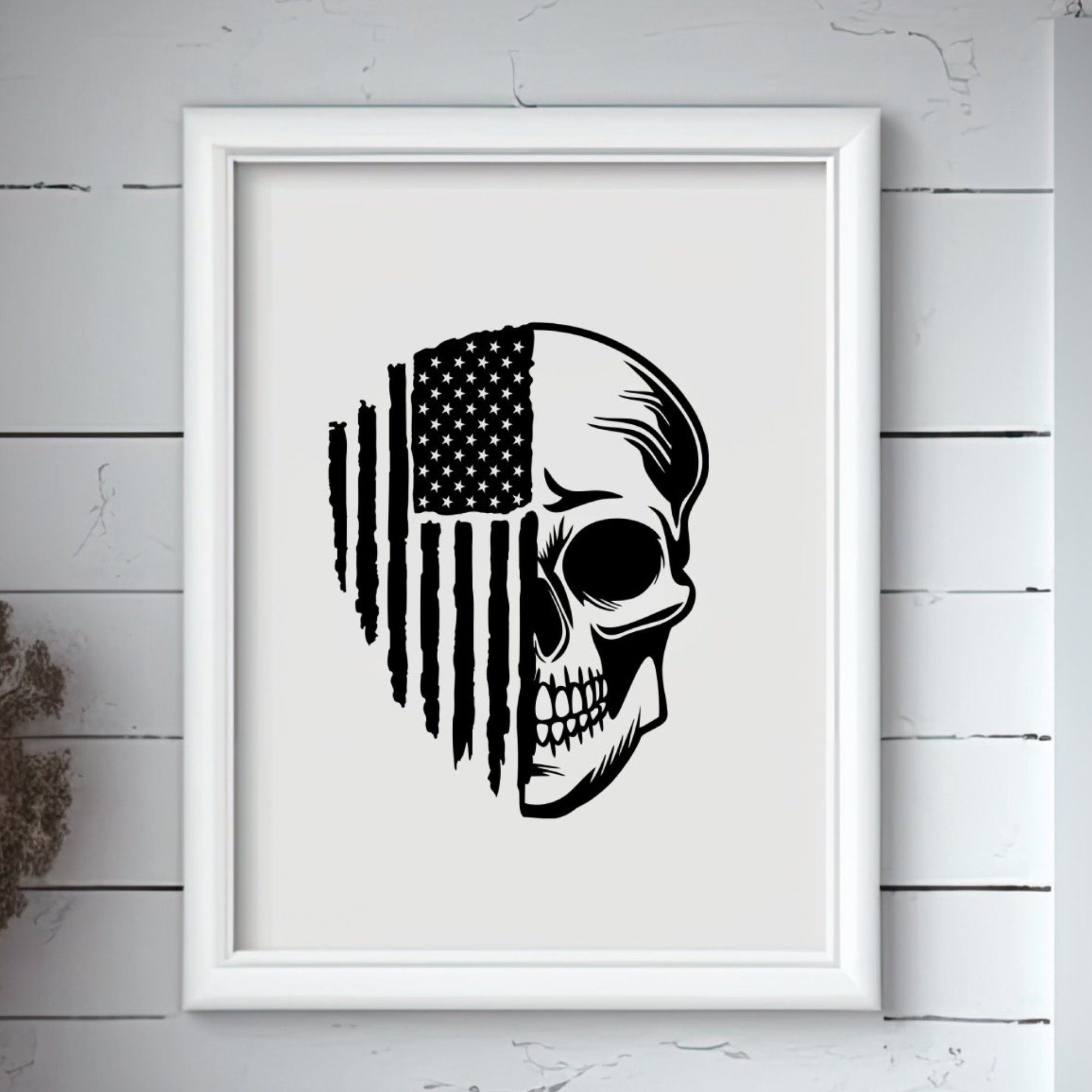 American Flag SVG Skull Flag SVG Patriotic Skull Flag - Etsy Canada