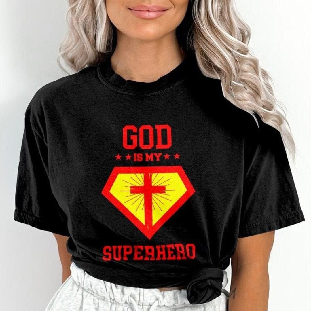 God is My Superhero Svg Super Hero Jesus Christian Tshirt - Etsy
