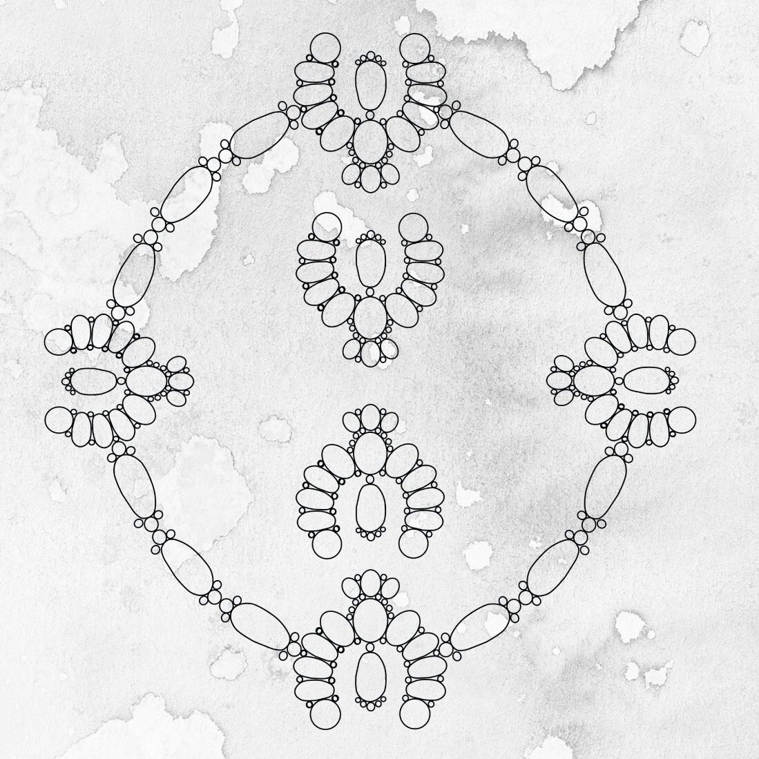 Traceable Squash Blossom Hat Burning Design, Pyrography Digital Pattern ...