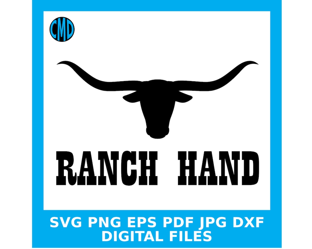 Ranch Hand svg Longhorn Ranch Hand Svg Long Horn Cattle svg - Etsy Portugal