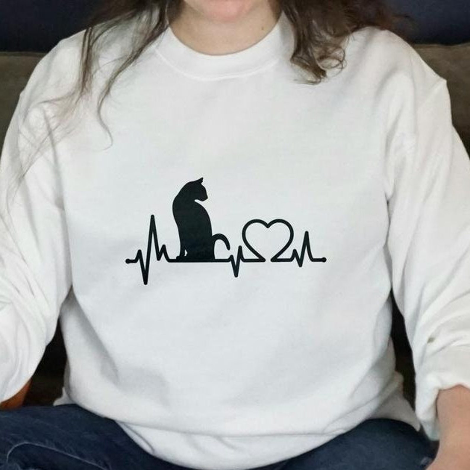 Cat Heartbeat Digital Download Files Kitten Pulse Instant - Etsy