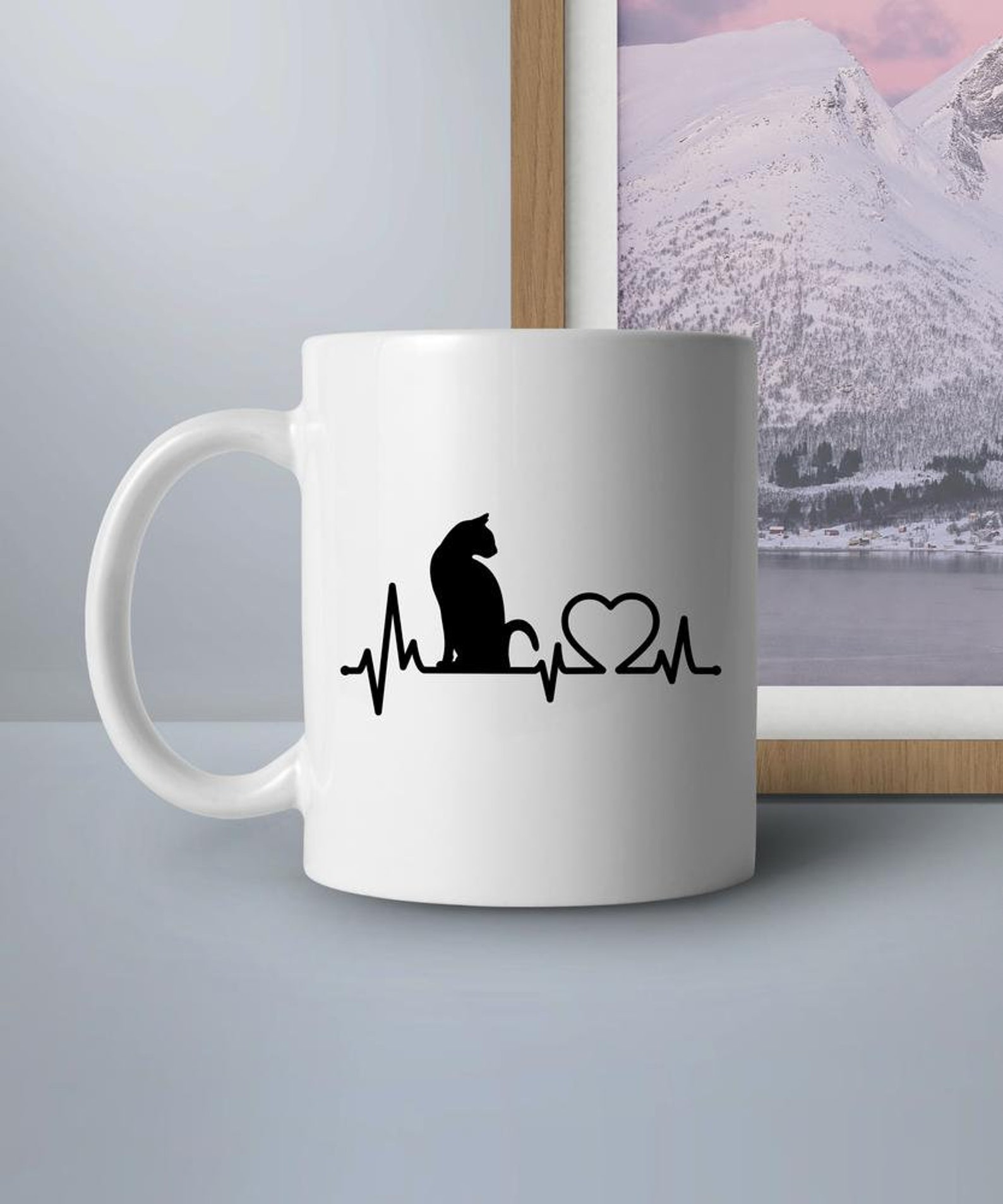 Cat Heartbeat Digital Download Files Kitten Pulse Instant - Etsy