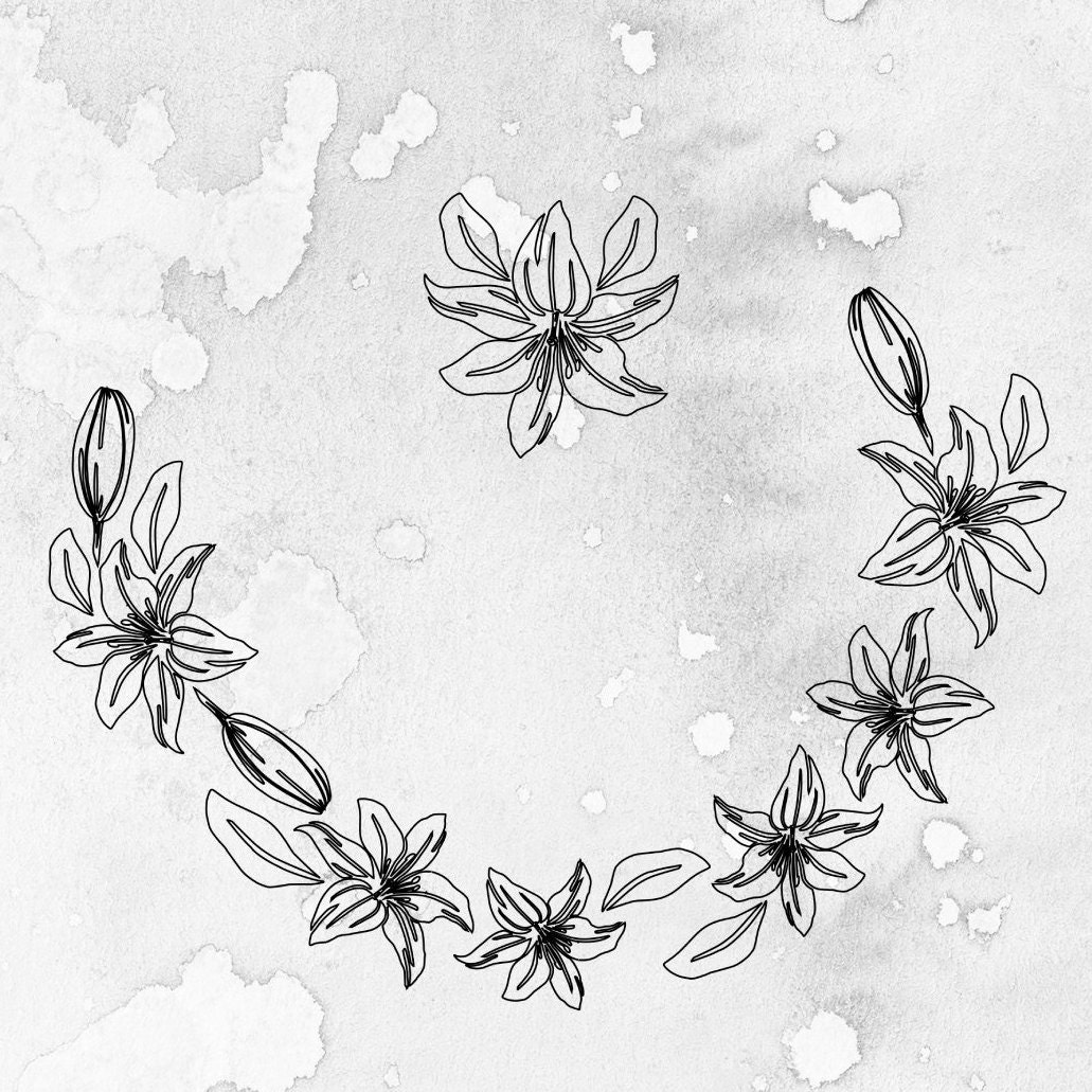 Traceable Hat Burning Design, Day Lilly Design, Print Trace Burn, Burn ...