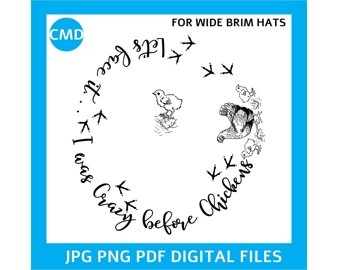 Chicken Lady Hat Burning Design, Country Style Barn Life, Western Wide ...