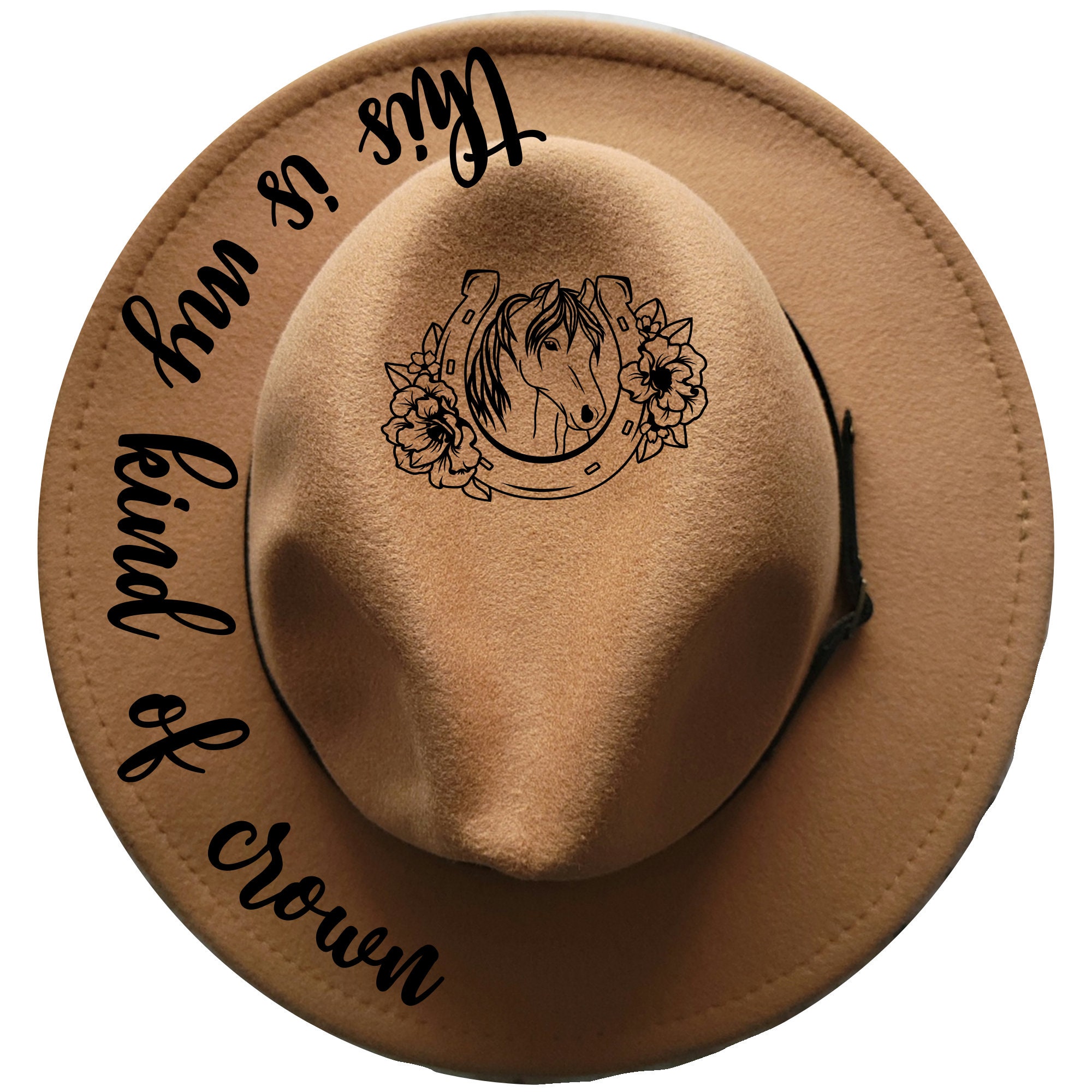 Traceable Hat Burning Design, My Kind of Crown Hat Design, Print Trace ...