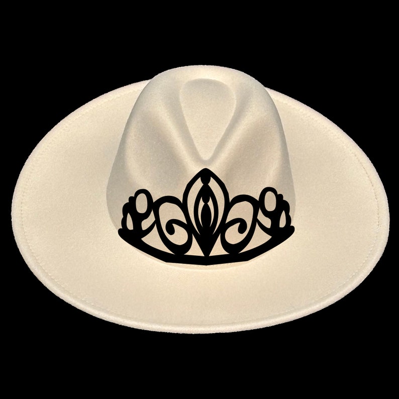 Western Rodeo Crown Hat Burning Design, Pattern for Rancher Hats ...