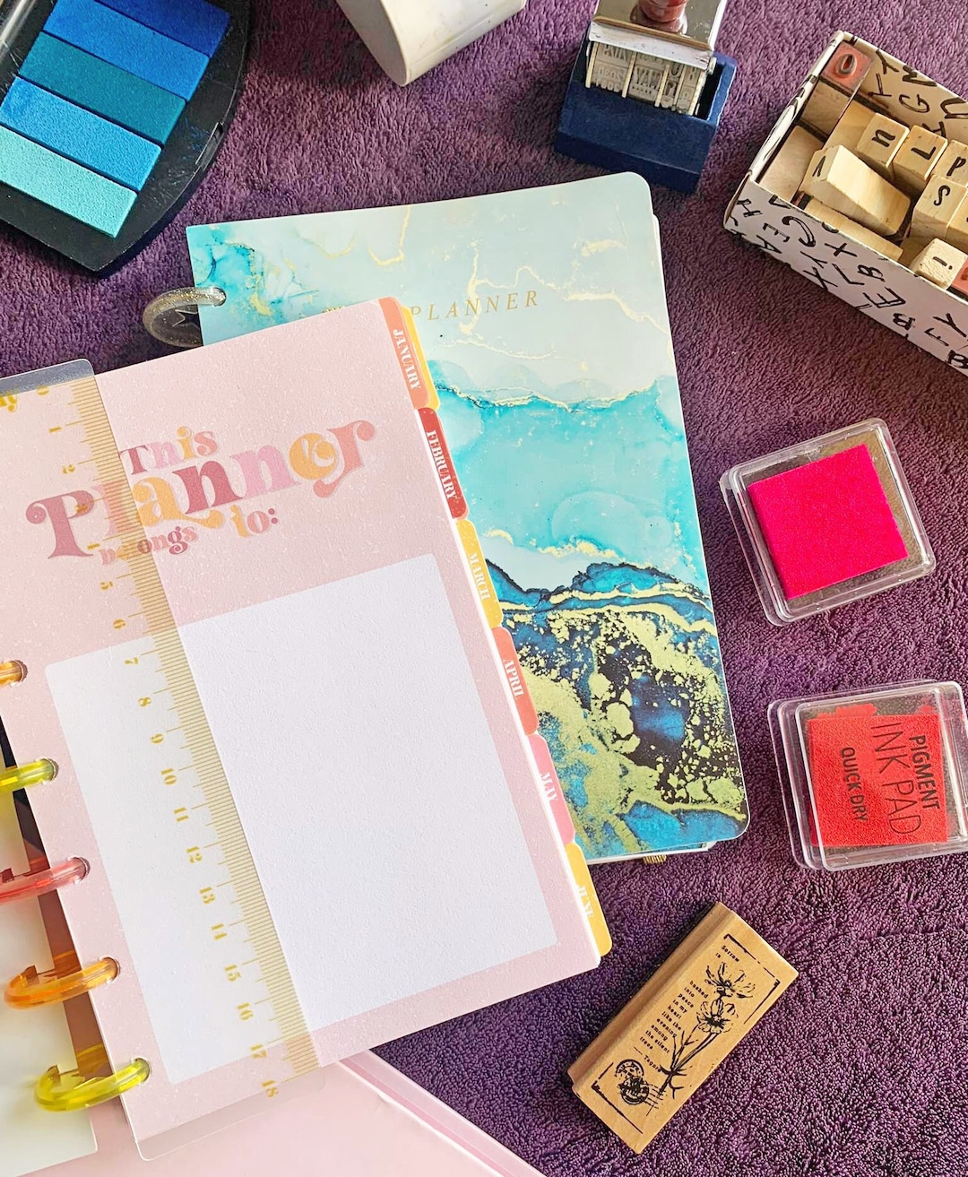 Cute Daily Planner Pastel Pink Planner Calendar Planner Business Planer ...