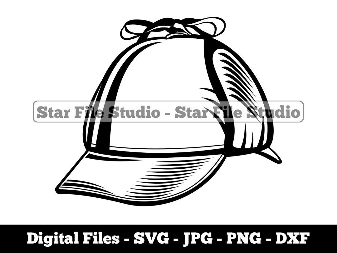 Detective Hat Svg, Detective Hat Png, Detective Hat Jpg, Hat Svg ...