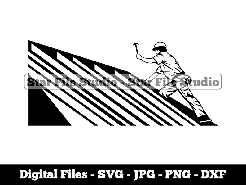 Roofer 4 Svg, Construction Svg, Contactor Svg, Roofer Png, Roofer Jpg ...