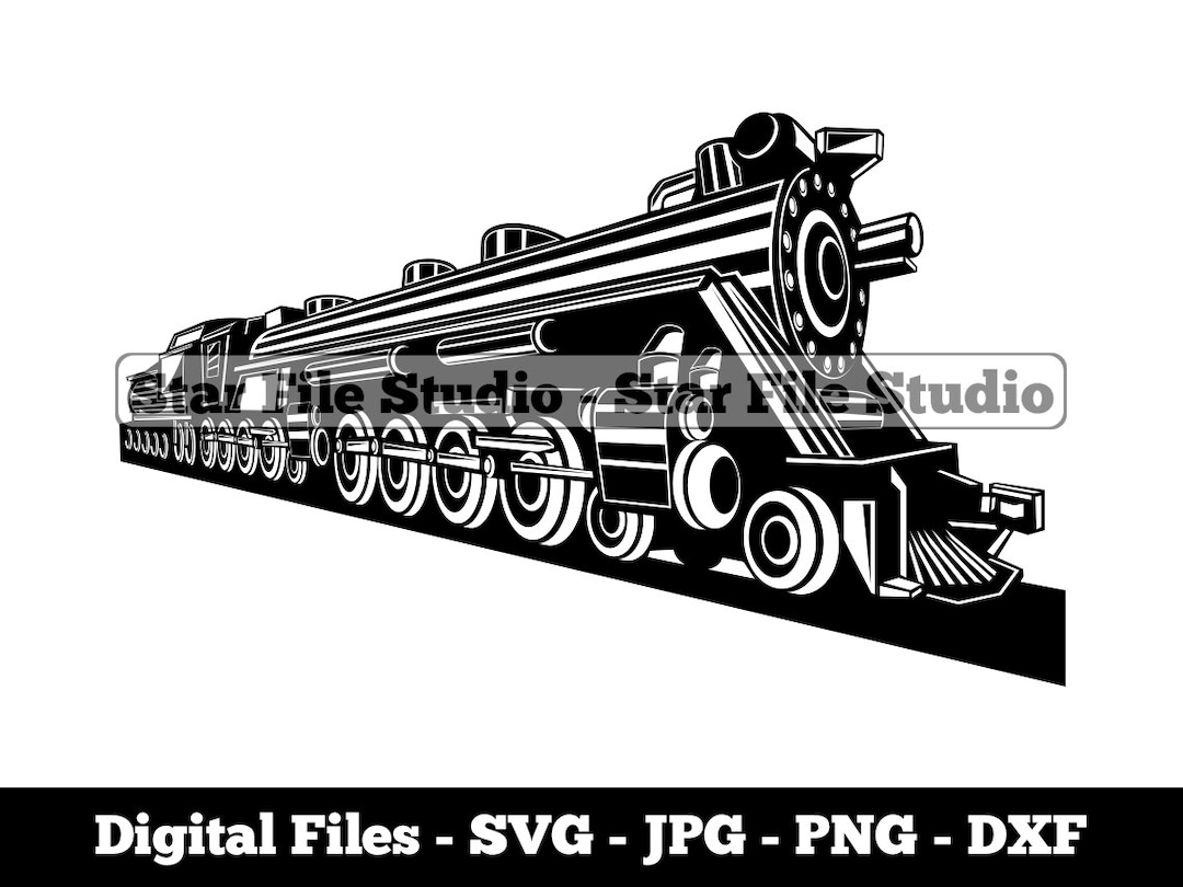 Locomotive 4 Svg Locomotive Svg Train Svg Steam Engine Svg