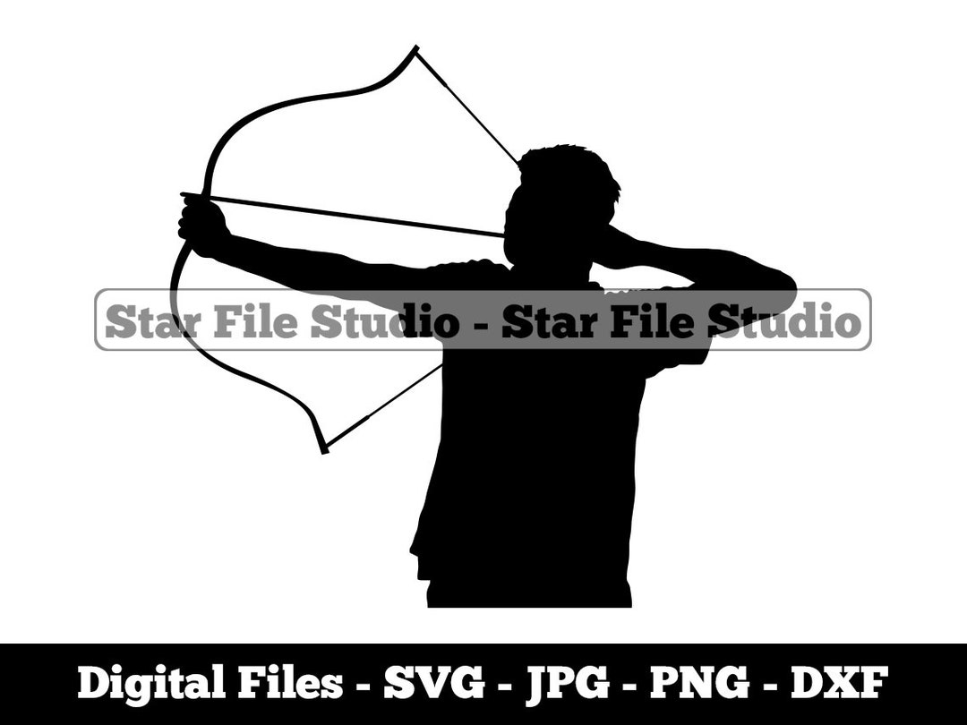Archer #2 Svg, Archery Svg, Bow and Arrow Svg, Archer Png, Archer Jpg ...