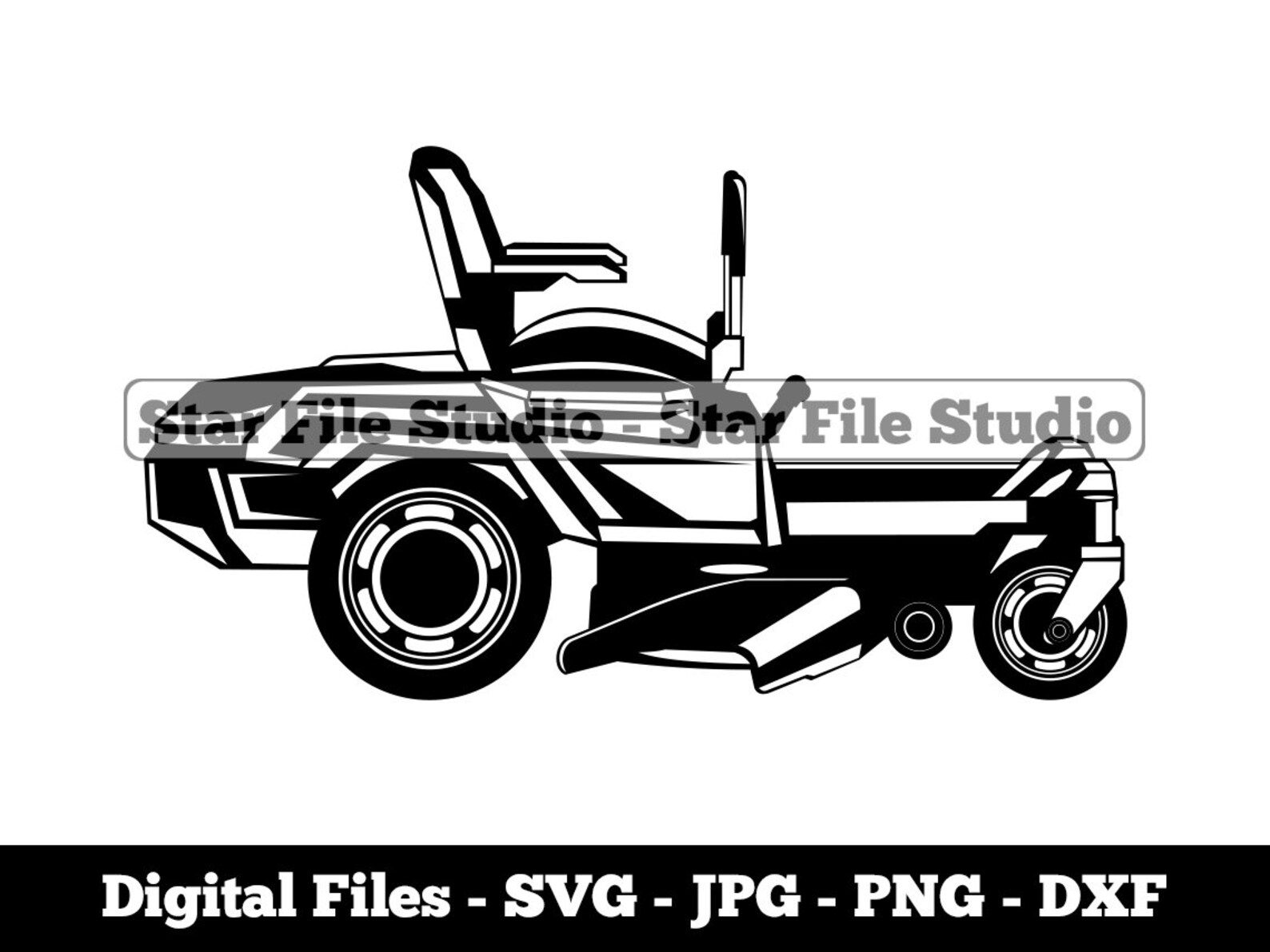 Zero Turn Lawn Mower 5 Svg Lawn Mower Svg Landscaping Svg | Etsy