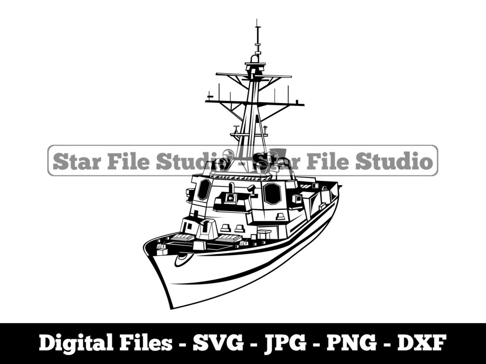 Destroyer Ship Svg, Battleship Svg, Navy Svg, Destroyer Png, Destroyer ...