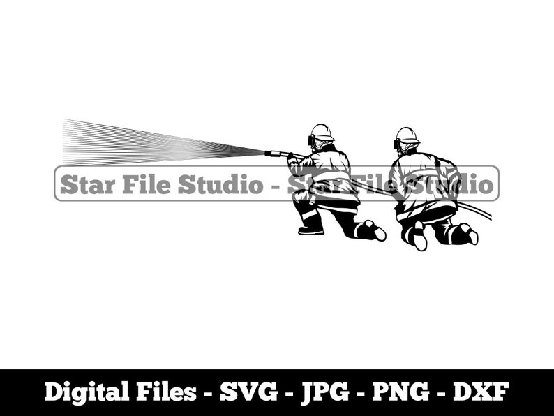 Firefighters 2 Svg Firefighter Svg Fireman Svg Firefighter - Etsy