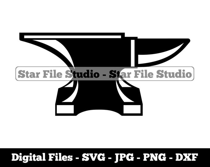 Anvil Svg/anvil Clipartanvil Svg/anvil Silhouette/anvil Cricut Cut ...