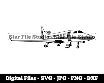 Private Jet Svg - Etsy