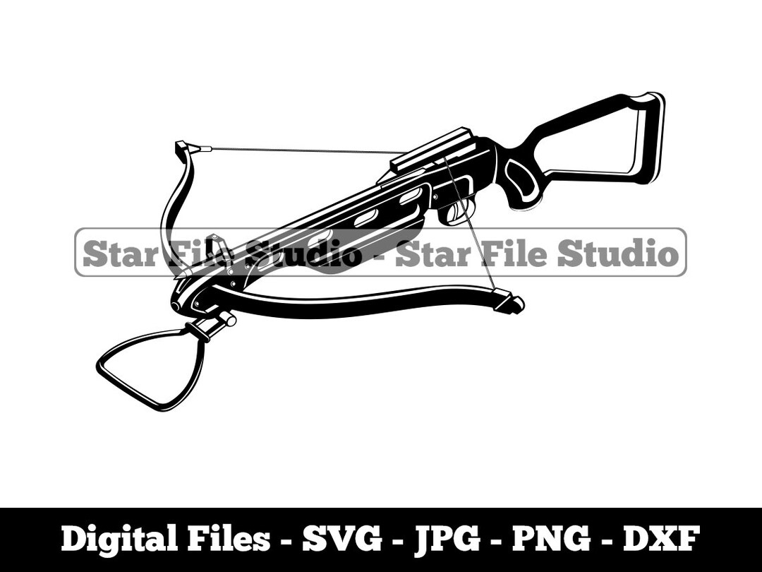 Crossbow #3 Svg, Crossbow Png, Crossbow Jpg, Bow Svg, Archer Svg ...