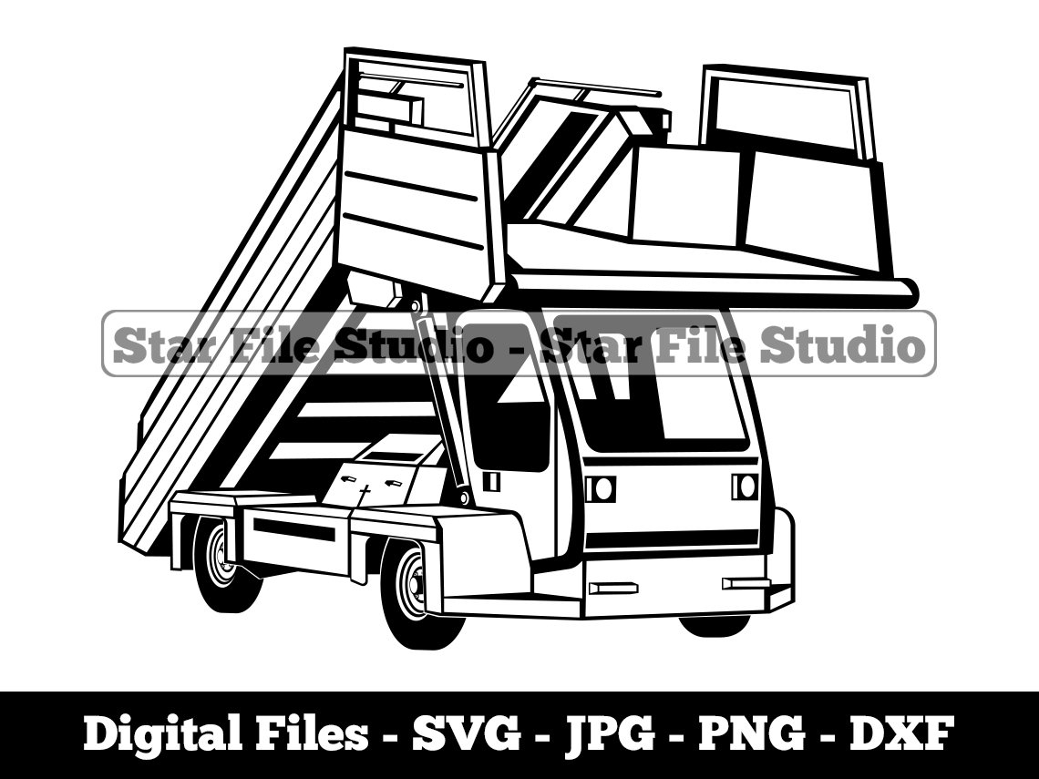 Passenger Steps Car 2 Svg Airport Svg Air Travel Svg | Etsy
