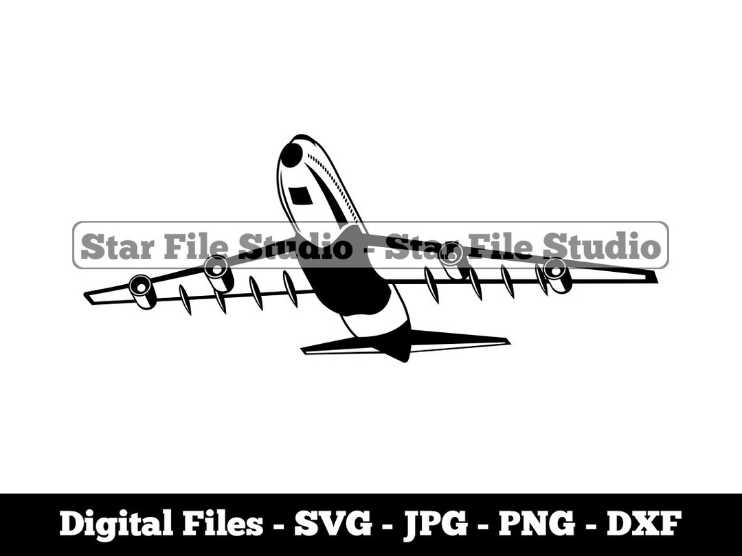 Jumbo Jet 5 Svg, Avión svg, Avión Svg, Jumbo Jet Png, Jumbo Jet Jpg ...