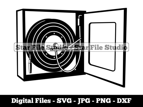 Fire Hose Box Svg Firefighter Svg Fireman Svg Fire Hose Box | Etsy